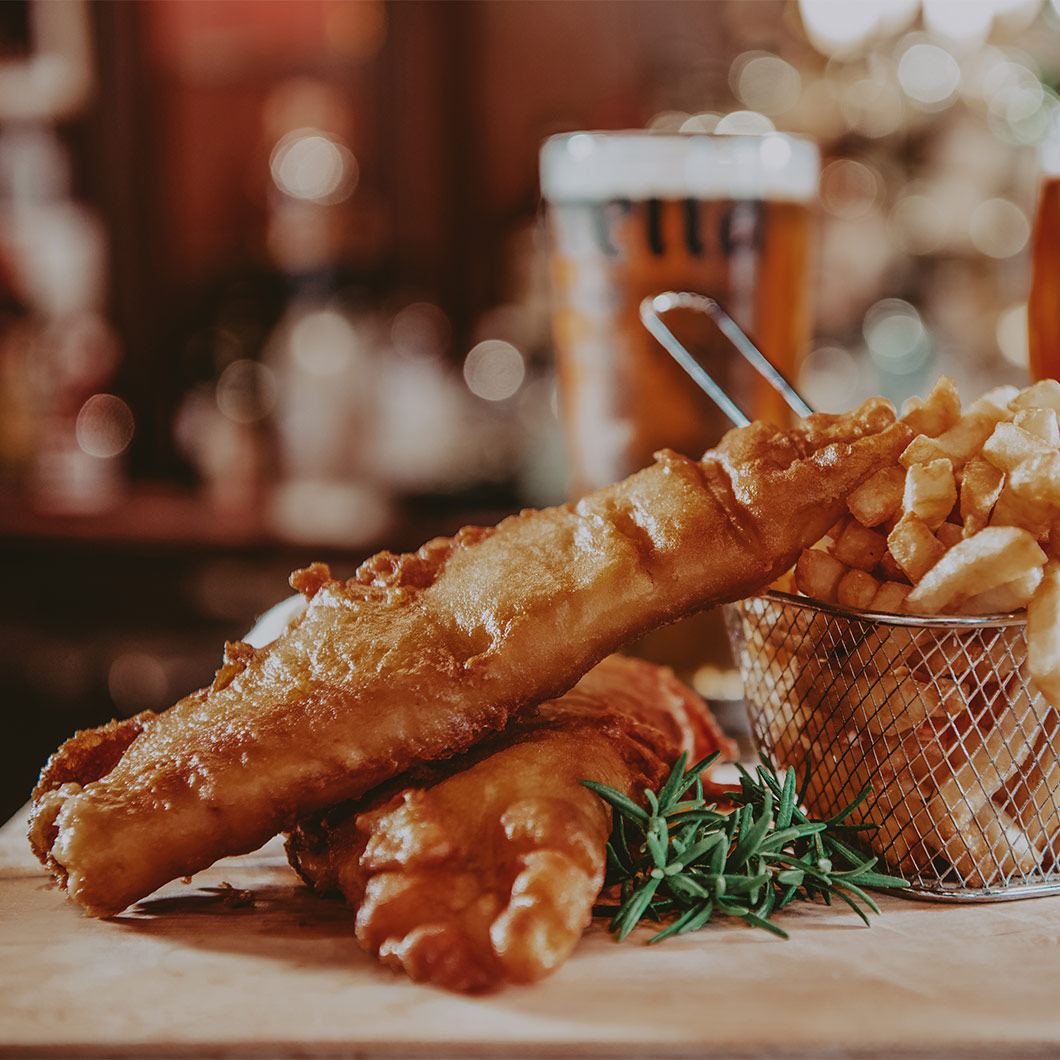 Drunken Sailor | Half-price Fish & Chips Mondays | Churchill Lounge
